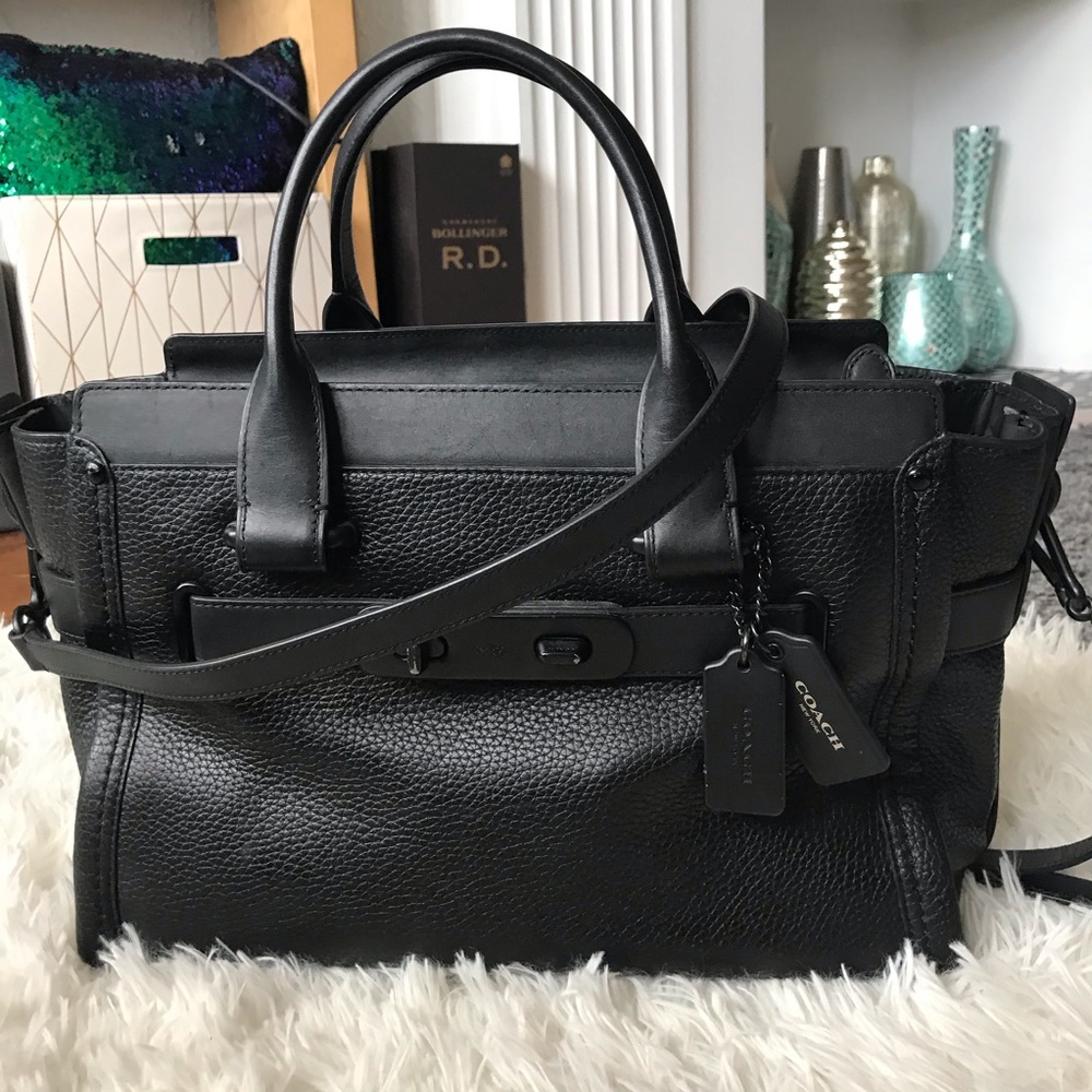Coach Swagger Bag Black - Gem